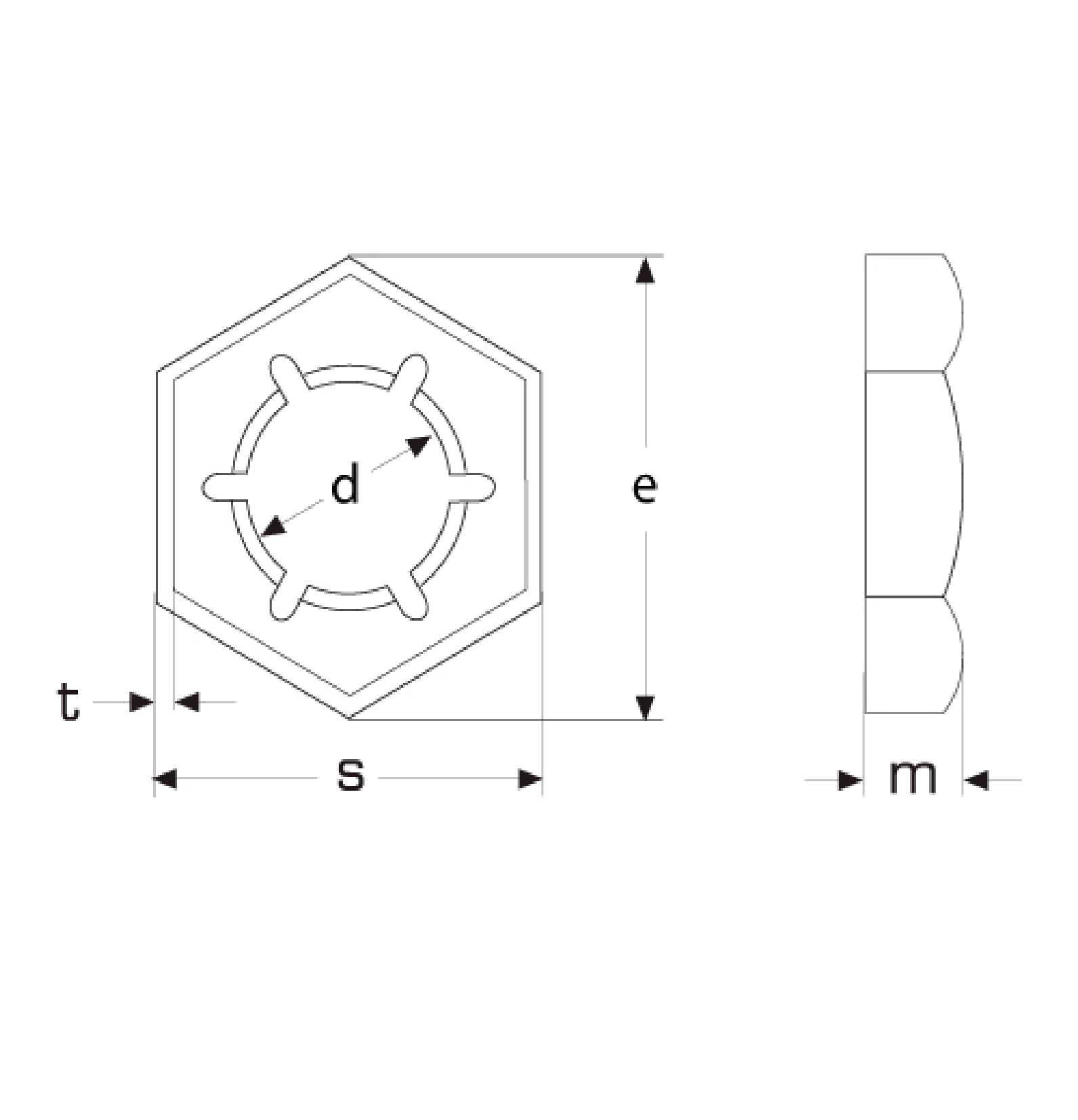 Self Locking Counter Nuts(Pal Nuts) – DIN 7967 – Srishaa Machined ...