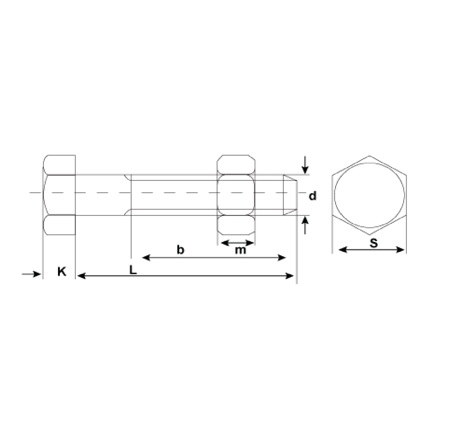 Hexagon Head Bolts with Hexagon Nuts – DIN 7990 – Srishaa Machined ...